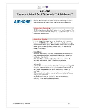 Aiphone | Alcatel-Lucent Enterprise
